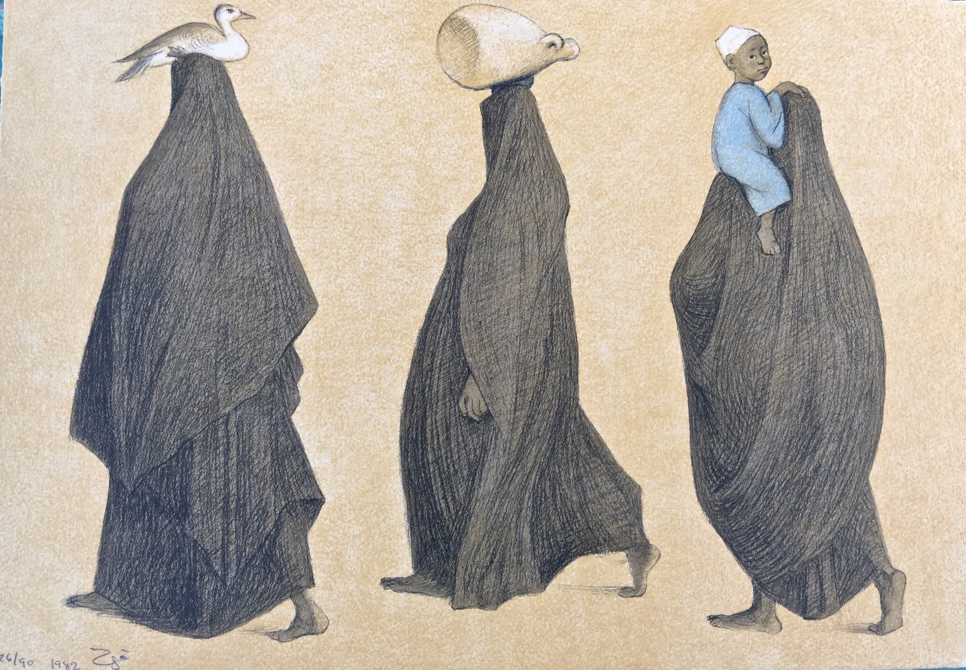 Zuniga lithograph from the Impressions of Egypt suite - image X – MLA ...